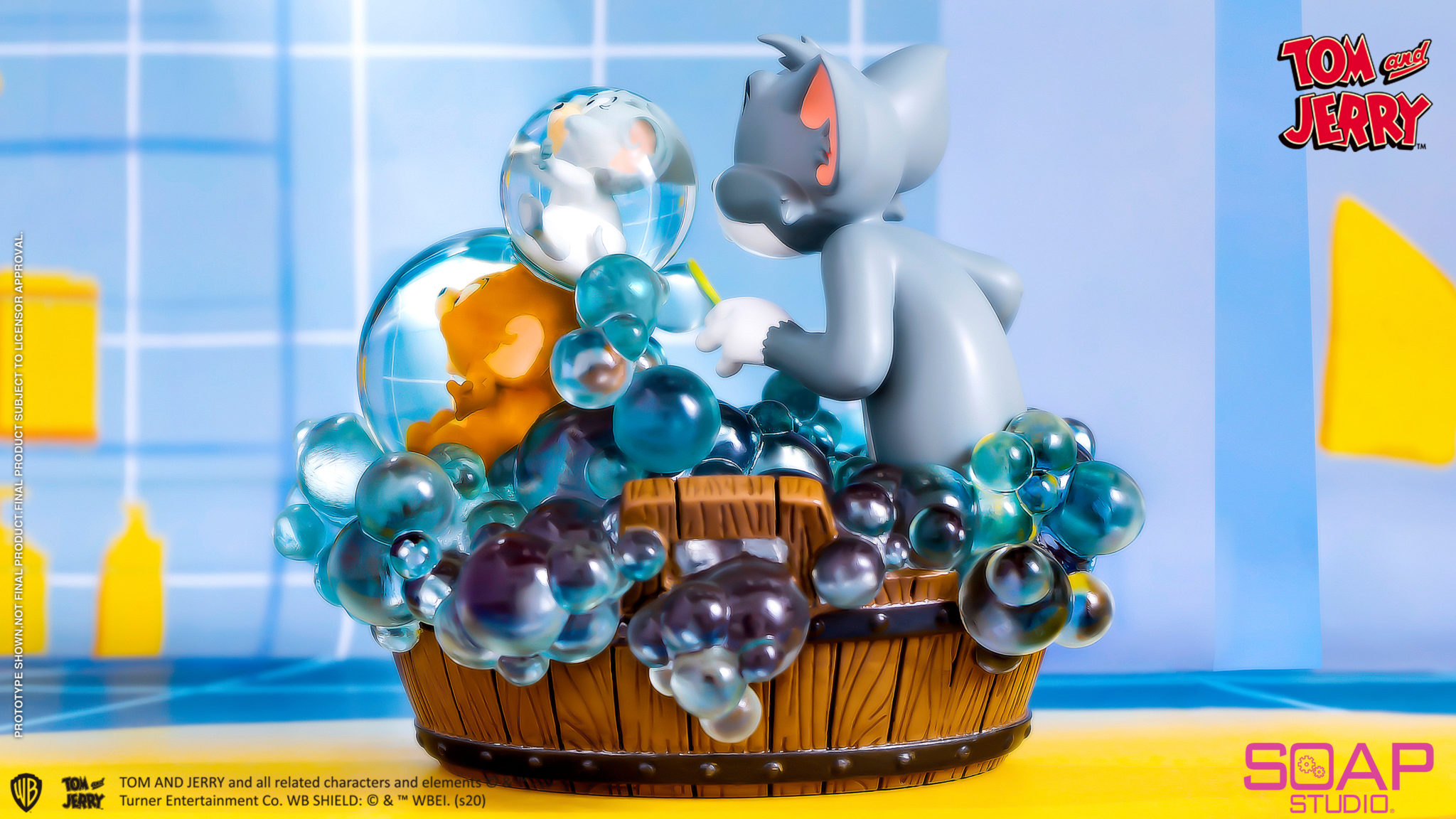 |Toy・Cargo| Tom and Jerry- Bath Time Statue – Toy・Cargo ユニークなおもちゃの販売サイト